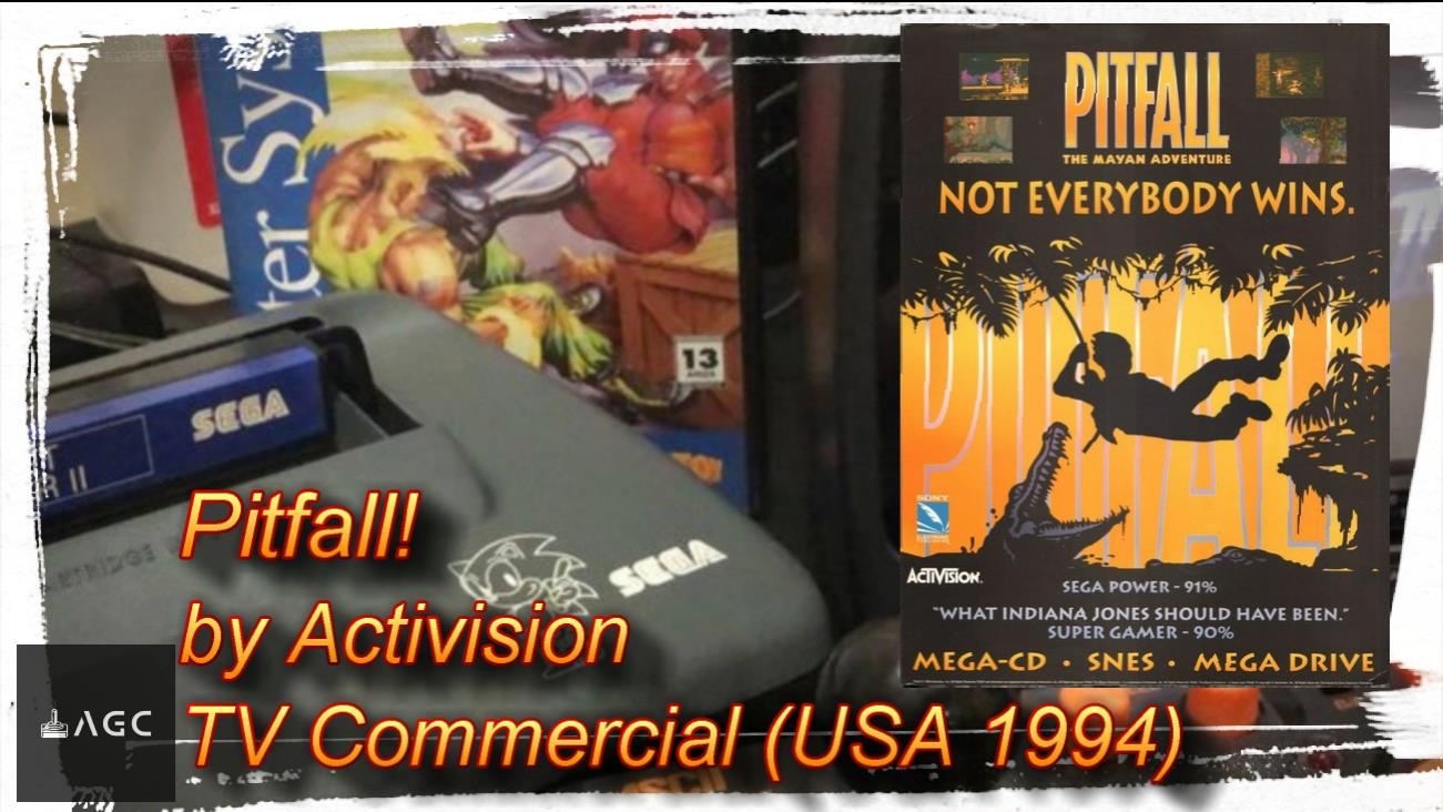 Game Archive – Pitfall! by Activision – TV Commercial (USA 1994 ...