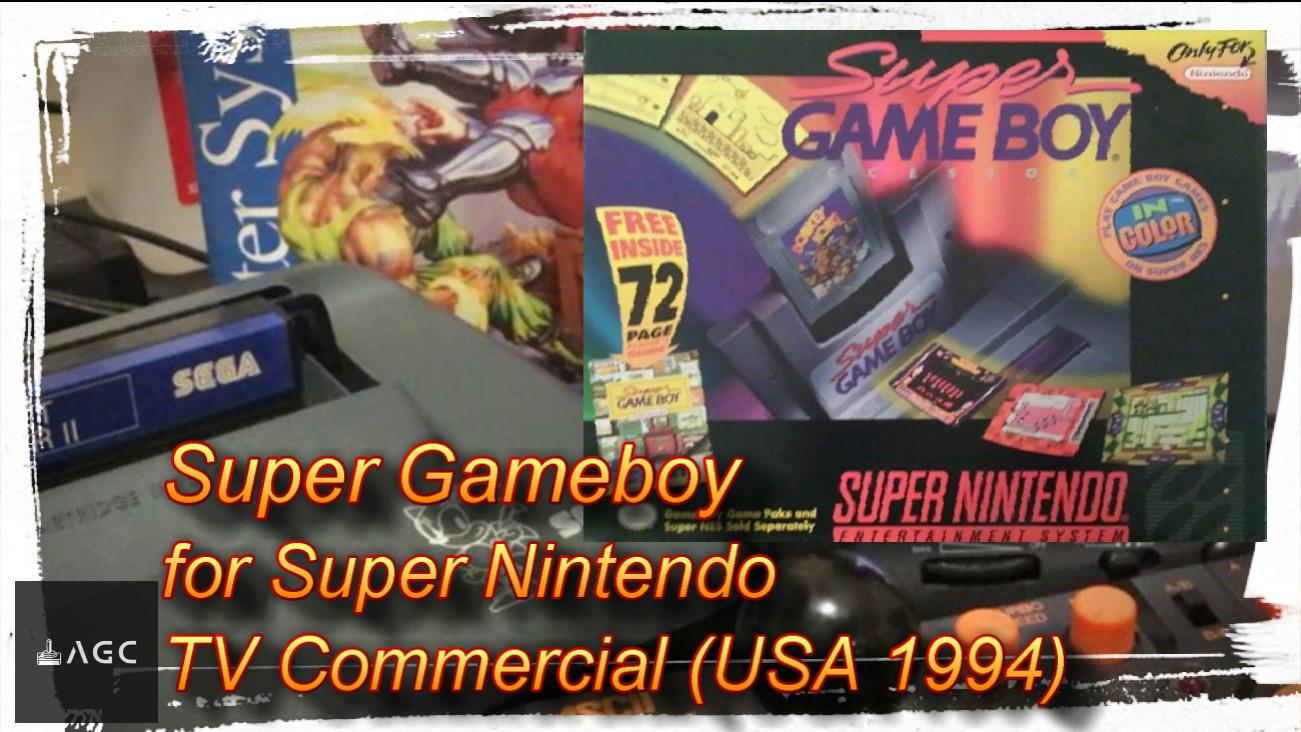 Game Archive – Super Gameboy for Super Nintendo – 2nd TV Commercial USA ...